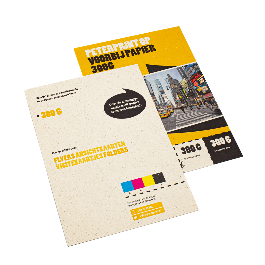 VoorBIJ papier gemaakt van bermgras! | PeterPrint